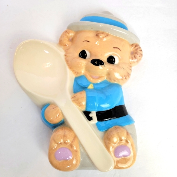 Vintage | Kitchen | Vintage Ranger Bear Spoon Rest Fragile Kitchenware ...